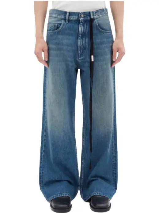ANN DEMEULEMEESTER Relaxed Flared Jeans - Blue