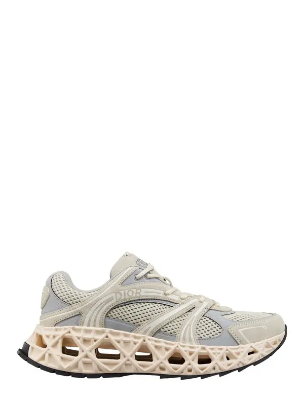 Dior B35 Nxxt Perforated Sole Sneakers - White