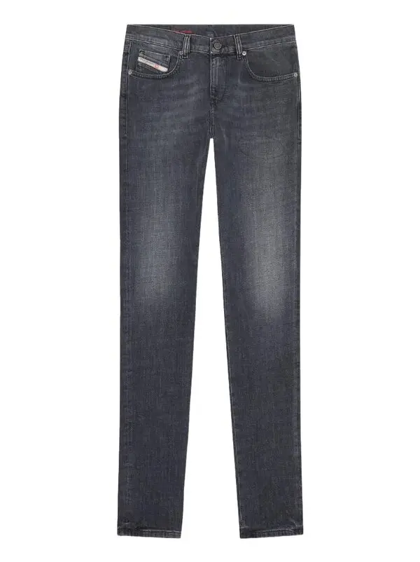 DIESEL® D-strukt Mid-rise Jeans - Black