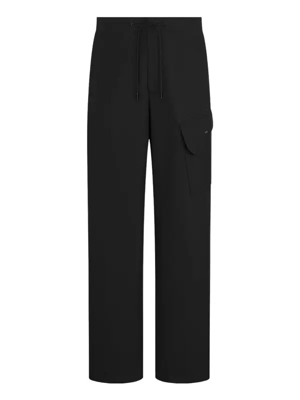 Dior Drawstring Cargo Trousers - Black