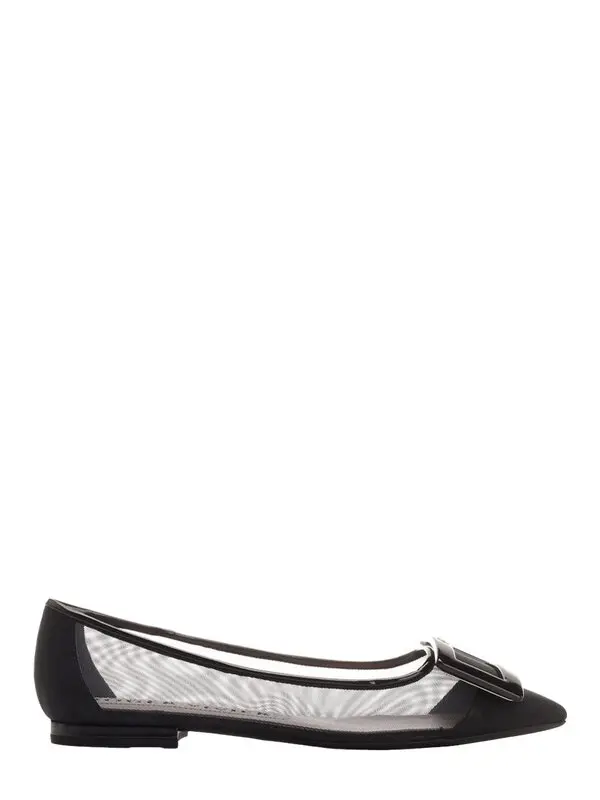 ROGER VIVIER Gommetine Ballet Flats - Black