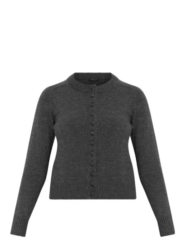 Rag & Bone Textured Button Cardigan - No