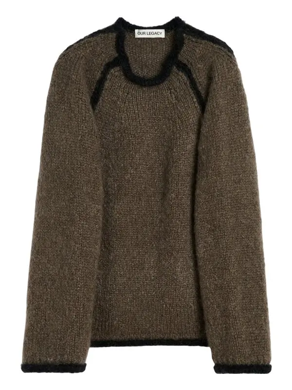 Our Legacy Rider Roundneck Sweater - Brown