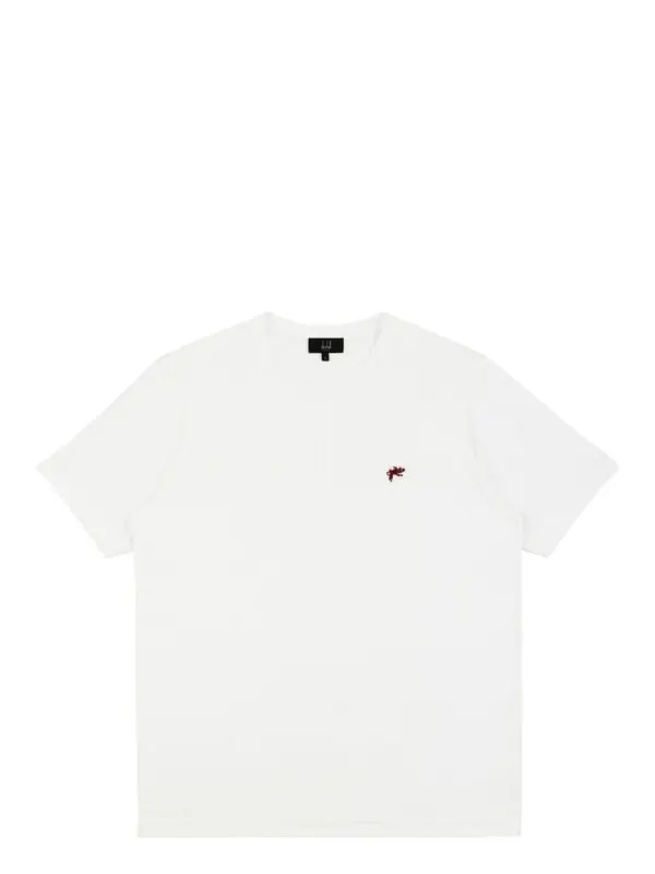 Dunhill Round Neck Embroidered T-shirt - White