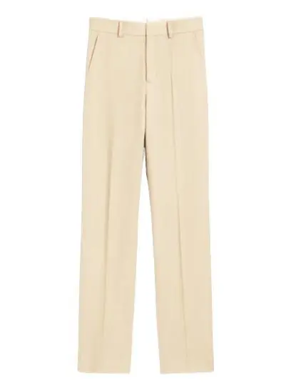 Ami Wide Leg Trousers - Ivory
