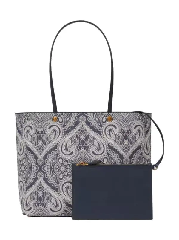 Etro Paisley-print Open-top Tote Bag - Blue