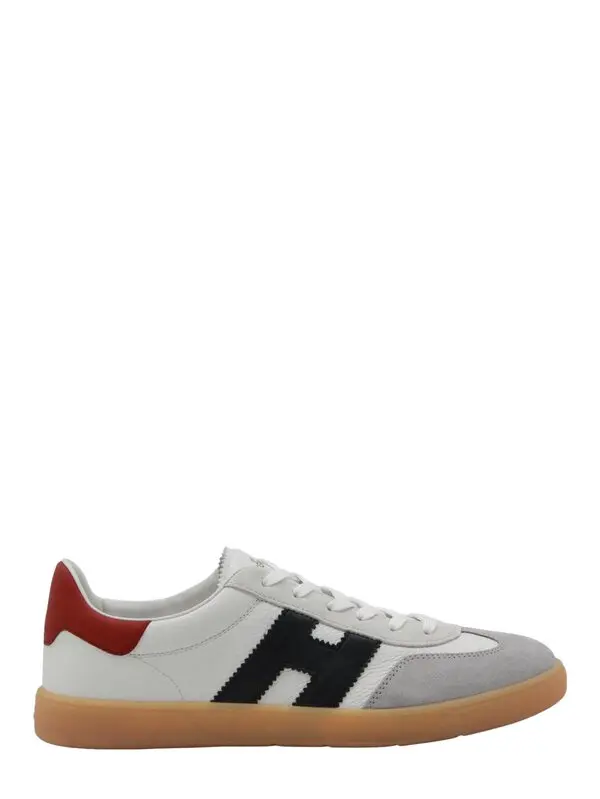 Hogan H-stripe Low-top Sneakers - Gray