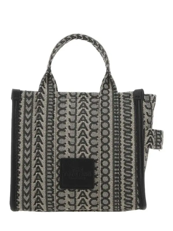 Marc Jacobs Jacquard Monogram Mini Tote Bag - Black