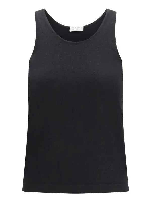 Brunello Cucinelli Sleeveless Top - Black