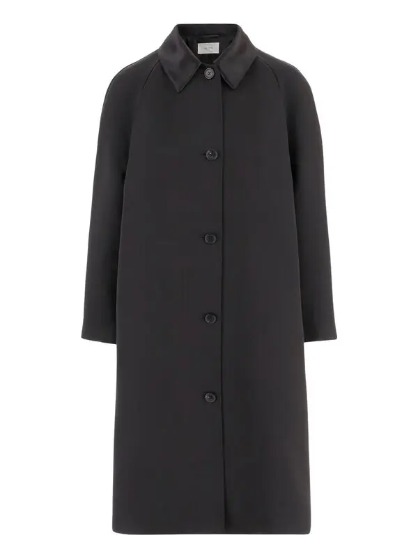 THE ROW Ema Single-breasted Coat - Black