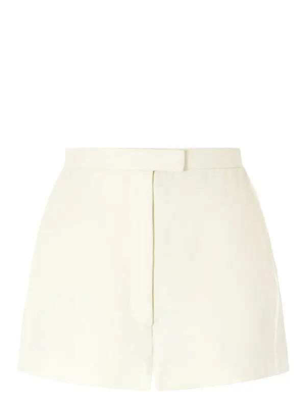 Khaite Blane Linen Shorts - Cream