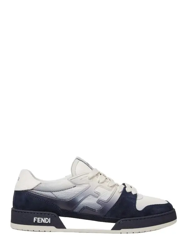 Fendi Match Lace-up Trainers - White