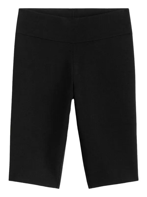 TOTEME Knee-length Knit Shorts - Black