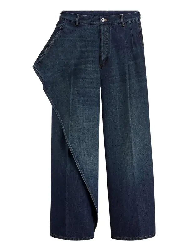 Dior Caprice Wide Leg Jeans - Dark Blue
