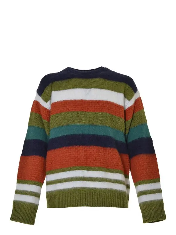 Dsquared2 Striped Crew Neck Jumper - Multicolor
