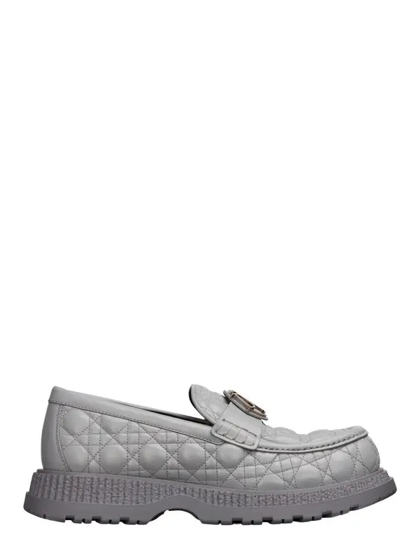 Dior Charm Chunky Loafers - Grey