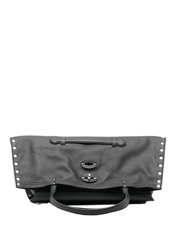 ZANELLATO Turn Lock Handbag - Black