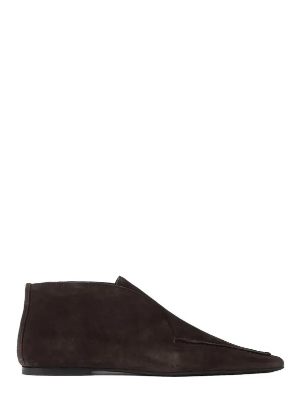 TOTEME Leather Loafers - Black
