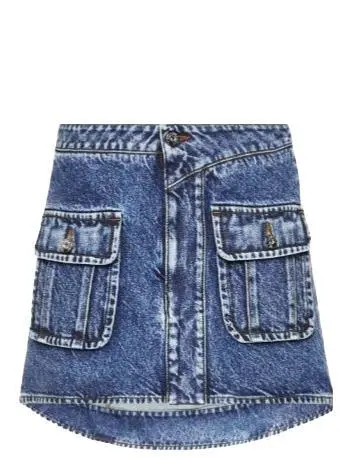 J.W.ANDERSON Jw Anderson Denim Mini Skirt - Medium Blue
