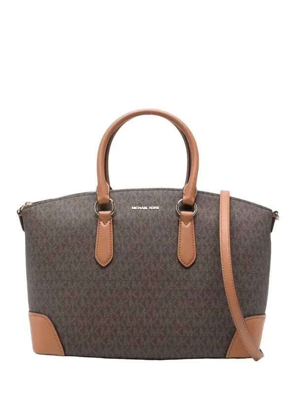 Michael Kors Monogram Large Tote Bag - Black