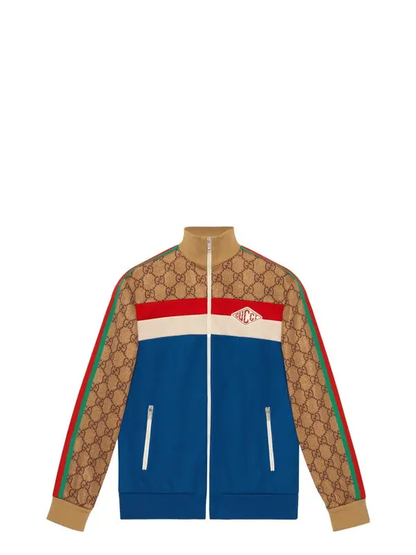 Gucci Gg Technical Jersey Jacket - No