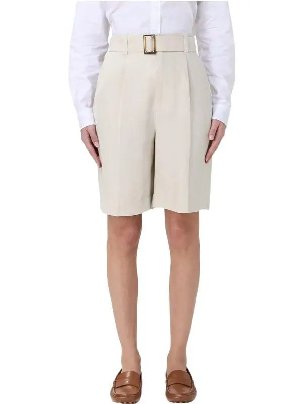 Woolrich Drapey Belted Shorts - White