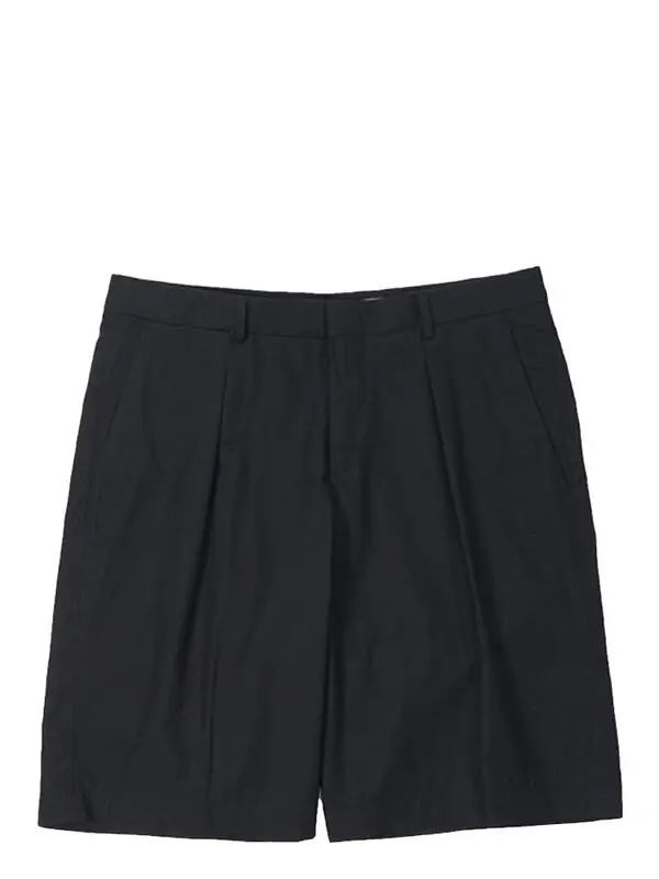 Zegna Dark Blue Straight Shorts - Black