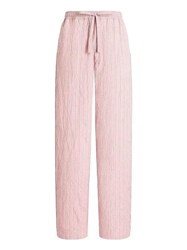 Dolce & Gabbana Elastic Waist Casual Pants - Pink
