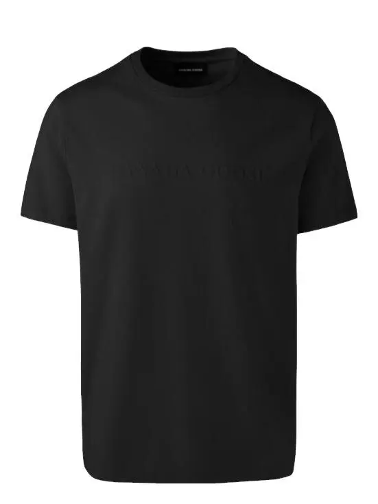 Canada Goose Logo-embroidered T-shirt - Black