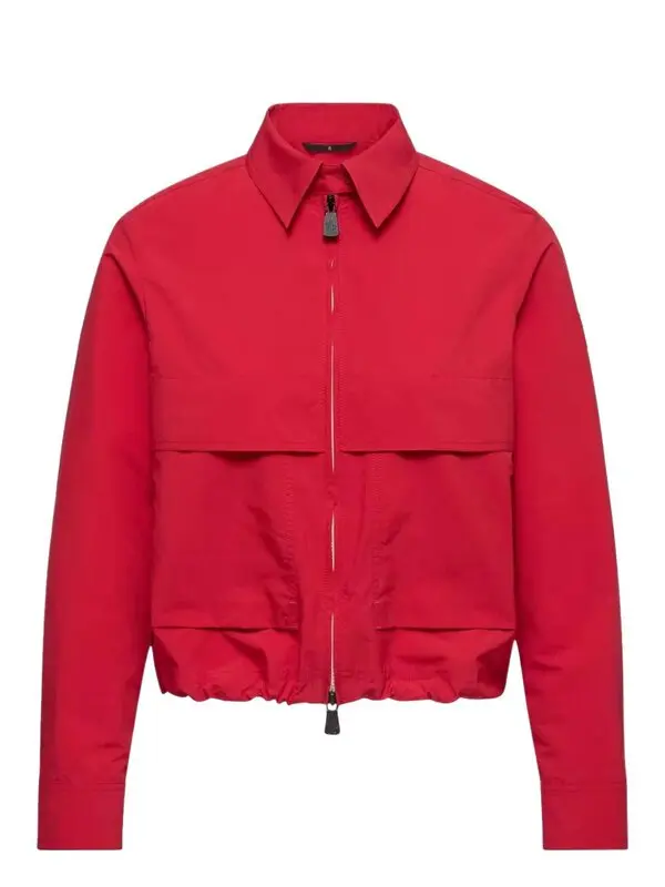 Moncler Technical Froissé Shirt - Red