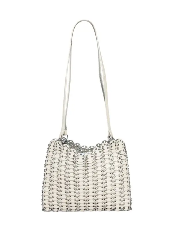 Rabanne 1969 Chain-link Shoulder Bag - White