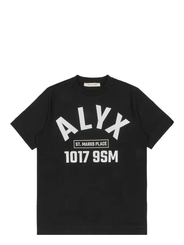 1017 Alyx 9sm Logo Printed Crewneck T-shirt - Black