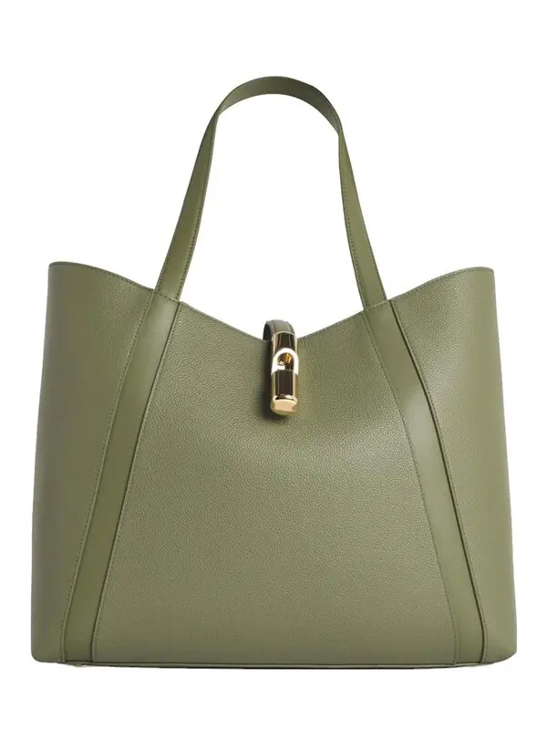 Furla Logo Detail Shoulder Bag - Green