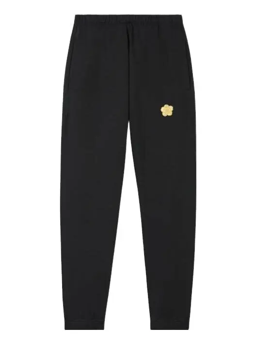 Kenzo Boke Flower' Embroidered Jogpants In Cotton - Black