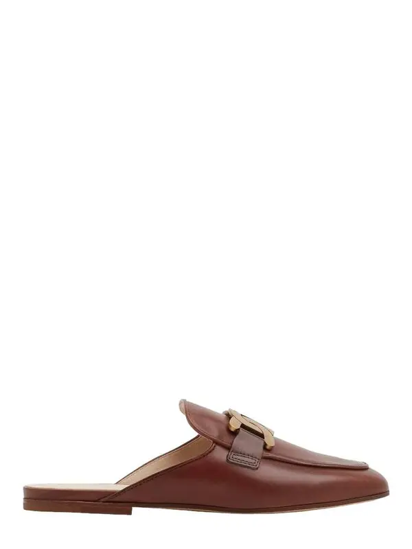 TOD'S Chain Detail Mules - Brown