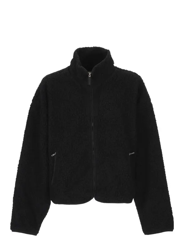 ENTIRE STUDIOS Sherpa Zip Jacket - Black