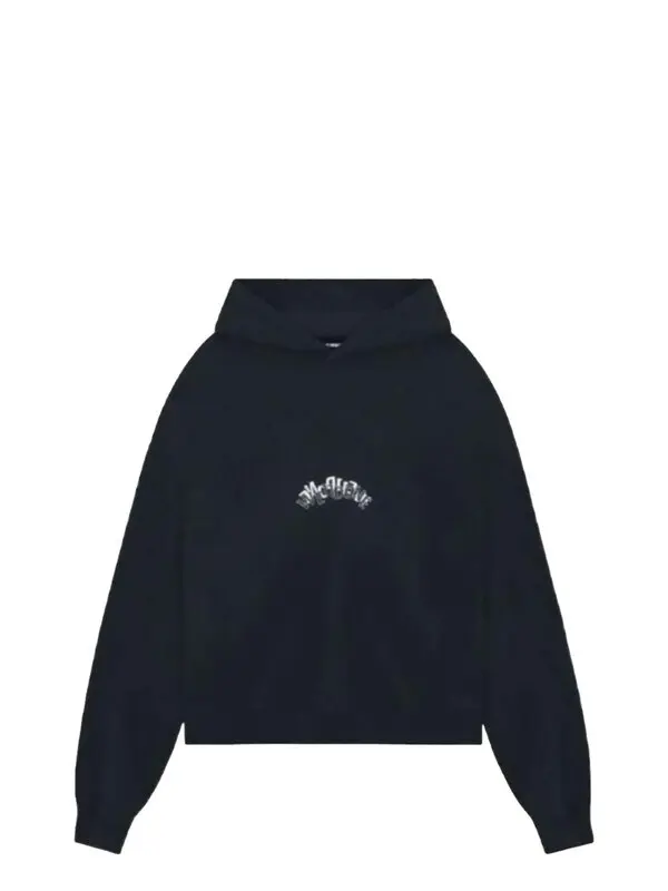 We11Done Logo Long-sleeved Sweater - Black