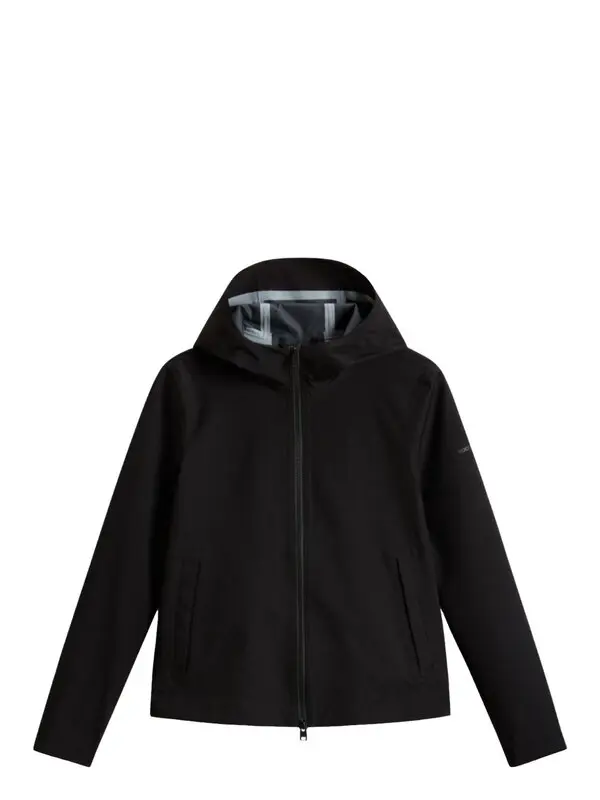 Woolrich Waterproof Hooded Stretch Jacket - Black