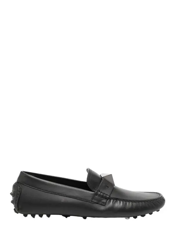 Valentino Garavani Rockstud Slip-on Loafers - Black
