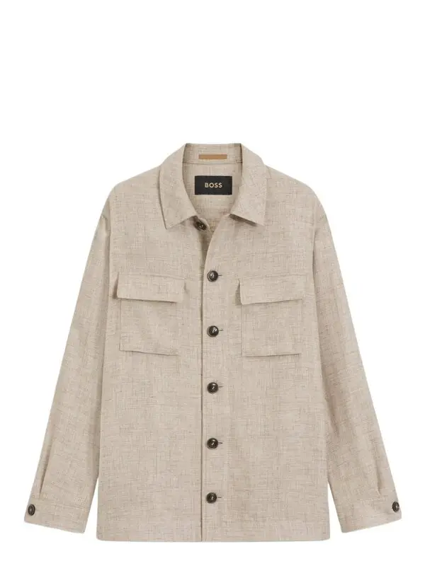 Hugo Boss Utility Pocket Jacket - Beige