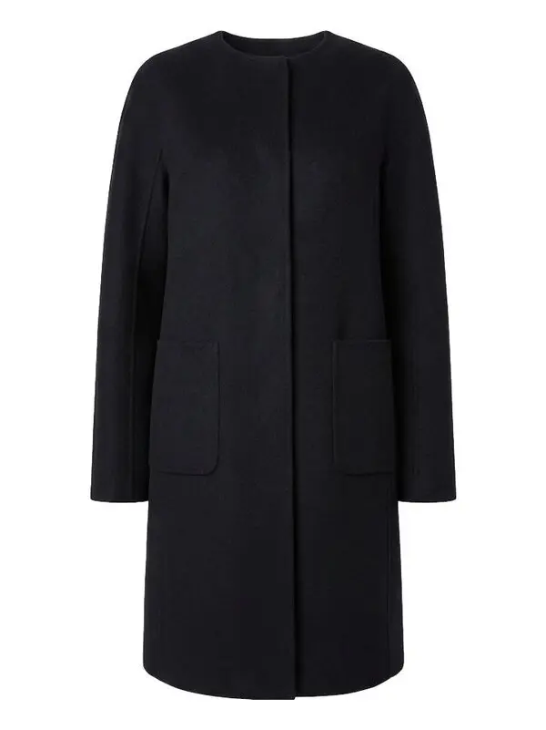 Max Mara Long-sleeved Coat - Black