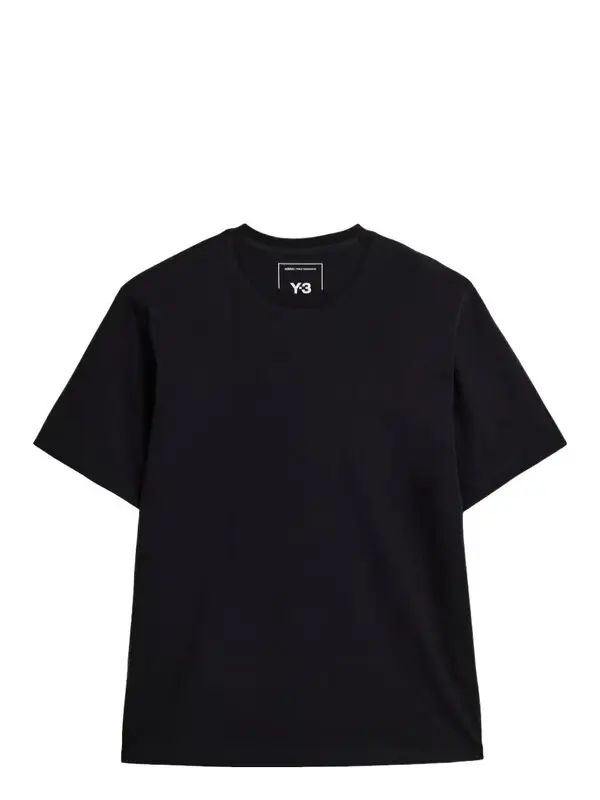 Y3 Graphic Printed Short Sleeved T-shirt - Black
