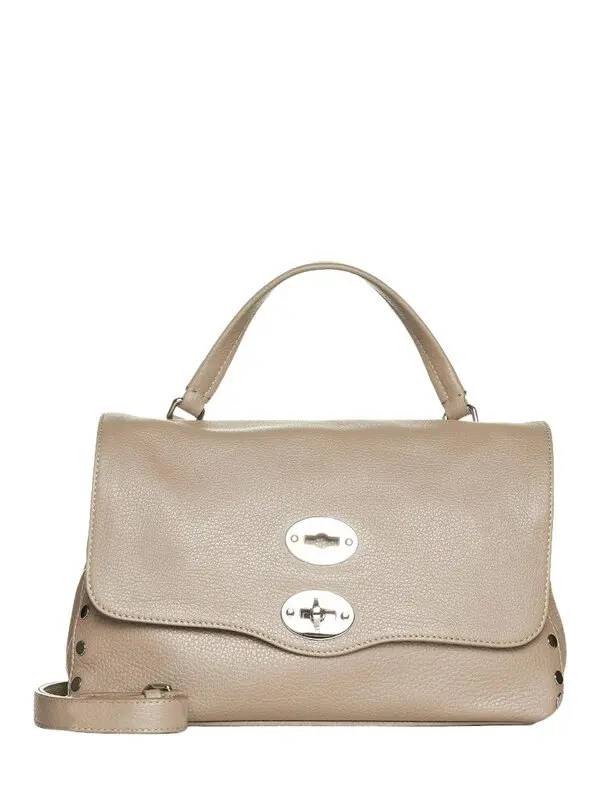 ZANELLATO Postina Large Twist Lock Tote Bag - Nude