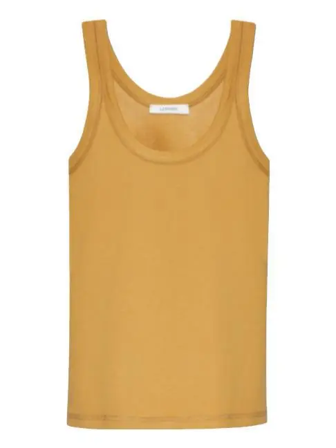 LEMAIRE Crewneck Sleeveless Top - Yellow