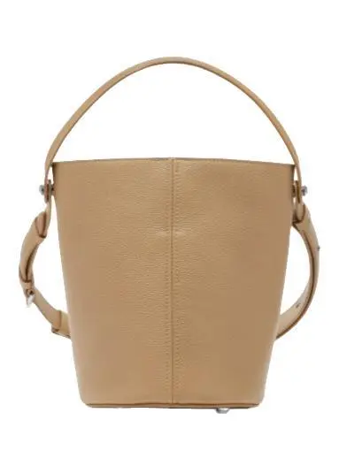 MAISON MARGIELA Leather Bucket Bag - Camel-colored