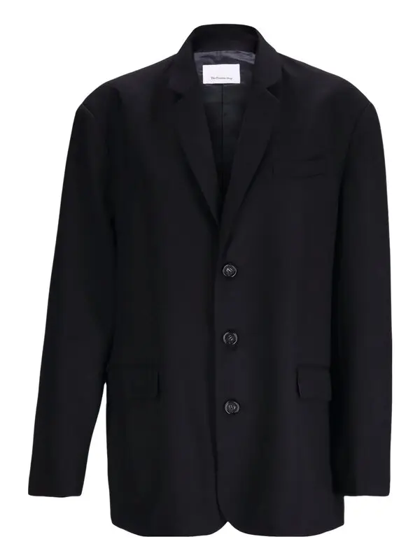THE FRANKIE SHOP Gelso Oversized Blazer - Black