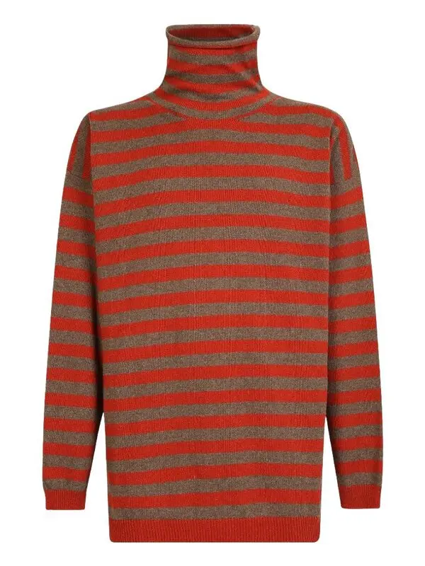 LARDINI High Neck Jumper - Red