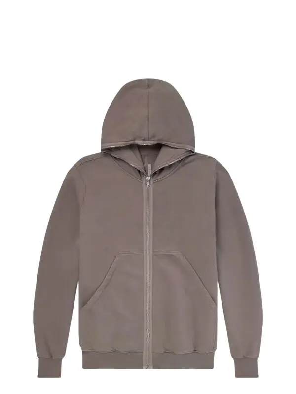 Rick Owens Zipped Hoodie - Gray