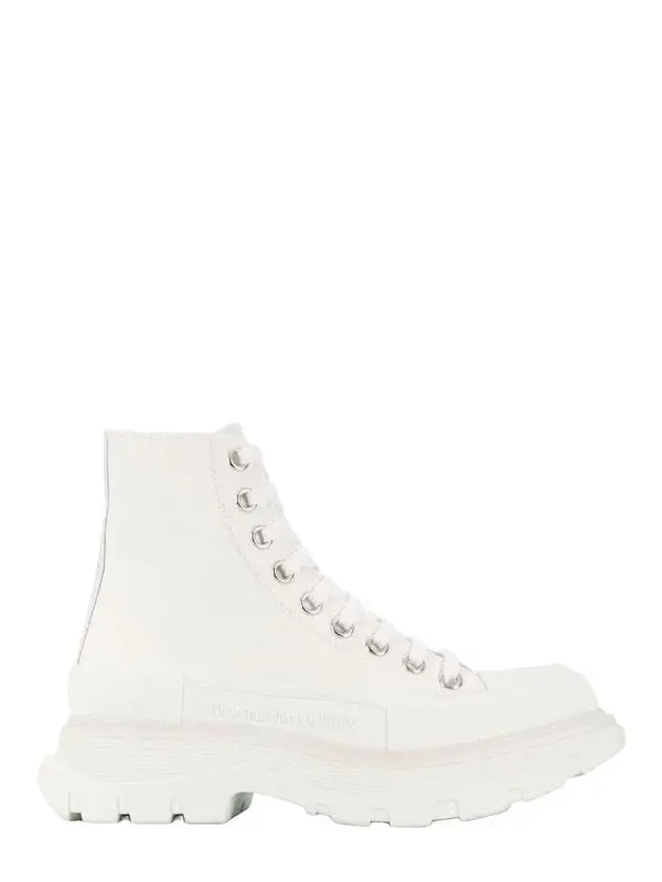 Alexander McQueen Tread Slick Boots - White