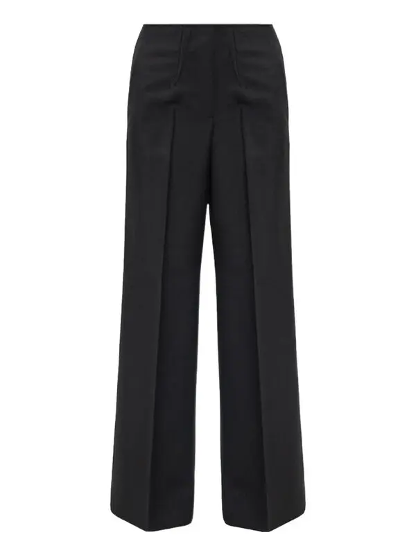 Givenchy Mid-rise Straight Leg Trousers - Black